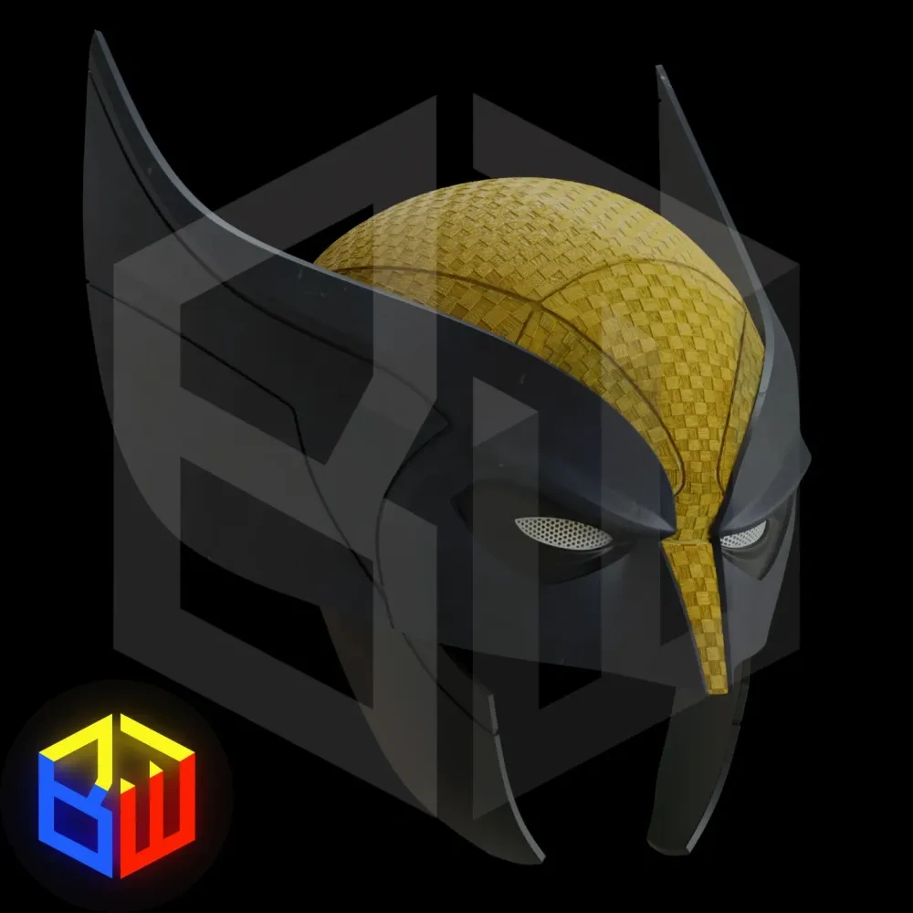金刚狼 V2 纹理头盔 来自 Budwin - MakerWorld