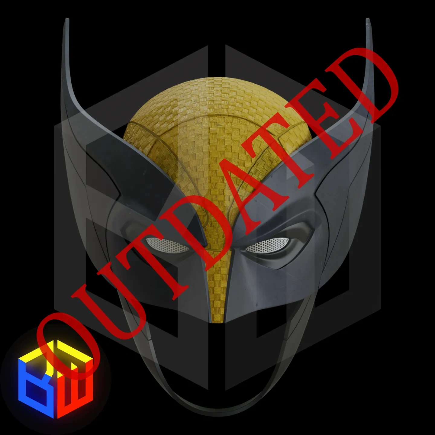 金刚狼 V2 纹理头盔 来自 Budwin - MakerWorld