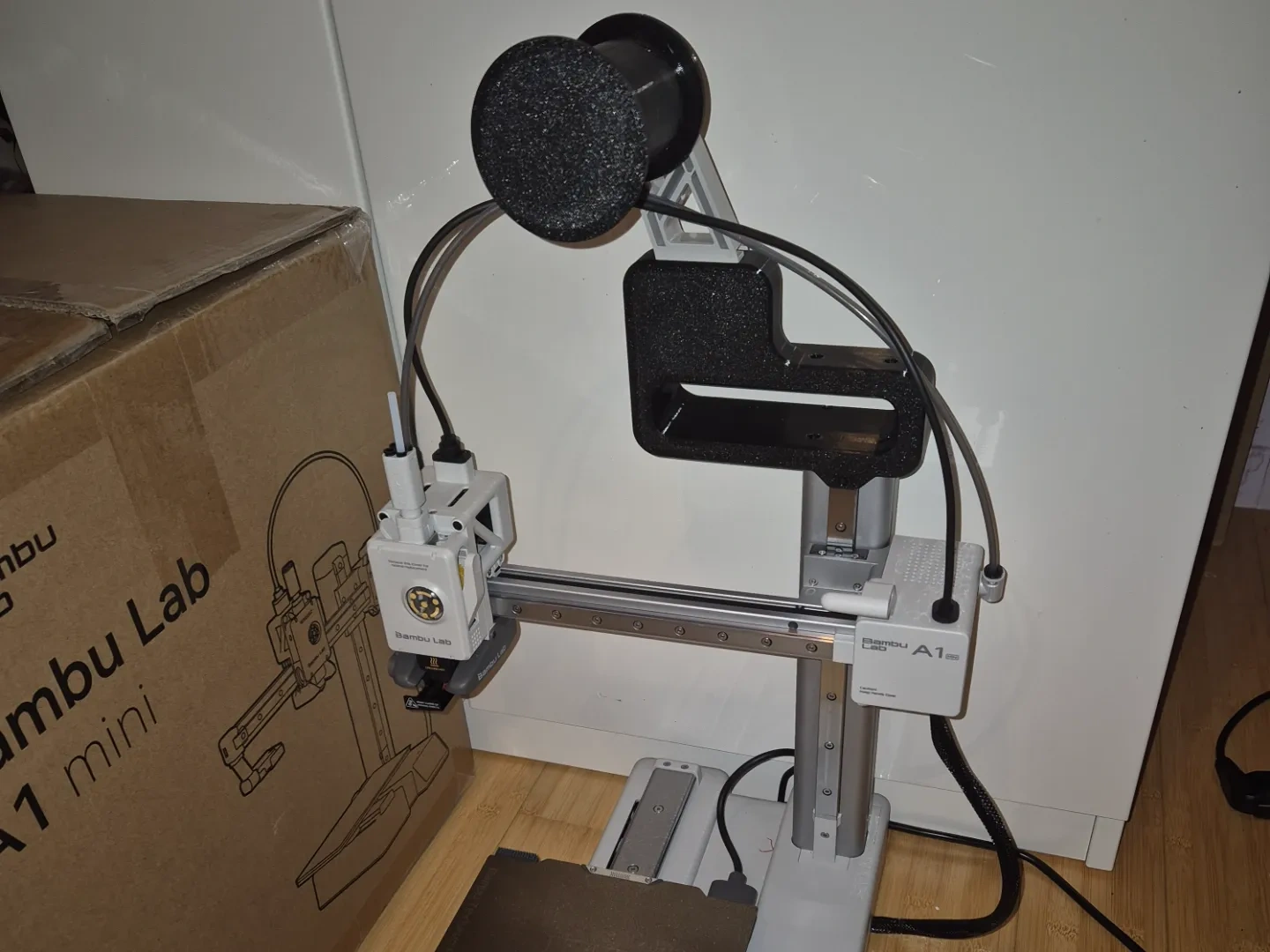 A1 Mini - Handle and spool holder complement 来自 SilverTriple - MakerWorld