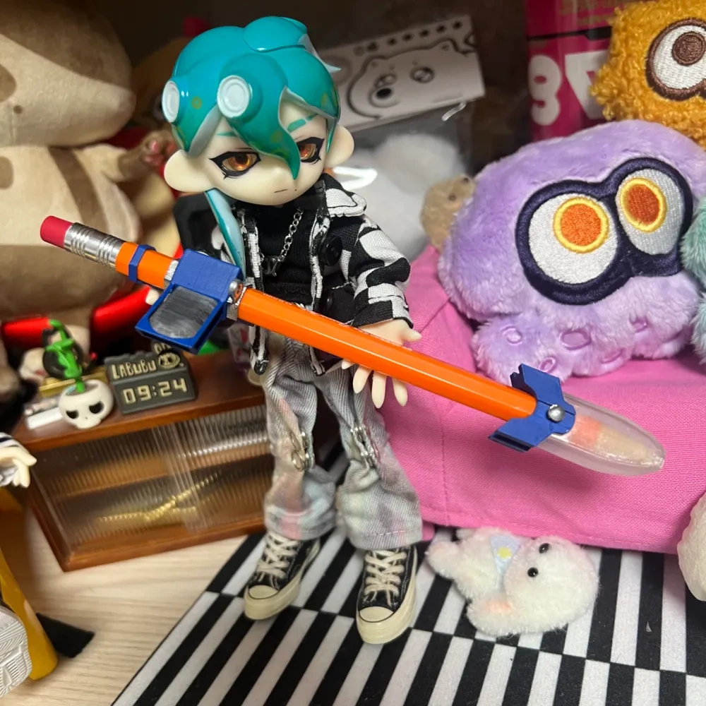斯普拉遁 铅笔狙 Splatoon Snipewriter 5H(笔帽) 来自 有颗商店 - MakerWorld