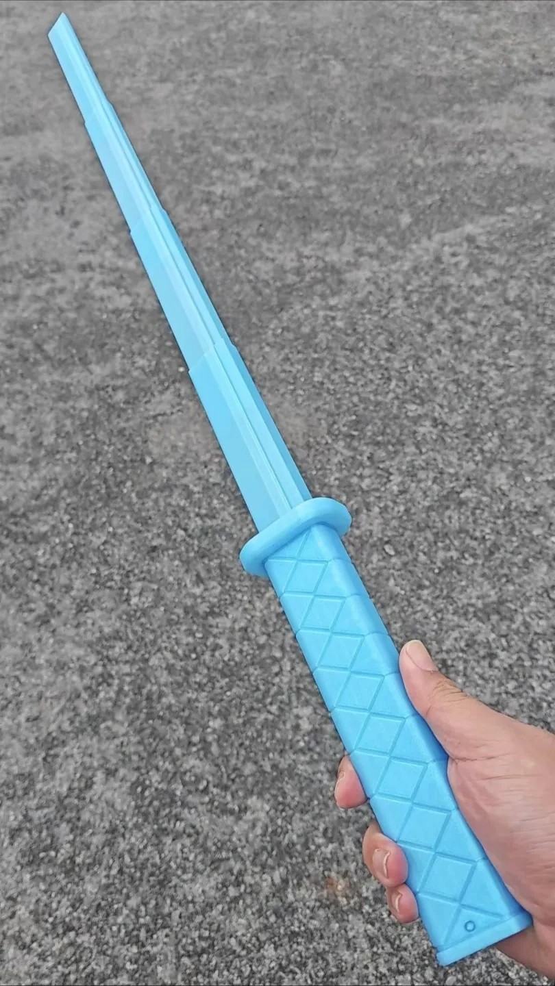 伸缩唐横刀（Telescopic Tang horizontal knife） 来自 CCFDIYMakerWorld：免费下载 3D 模型