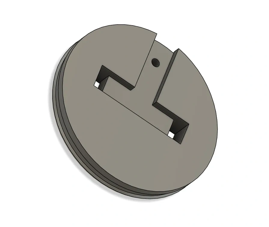 2032纽扣电池，假电池，小米温湿度计2电池改造 来自 hellow MakerWorld：免费下载 3D 模型