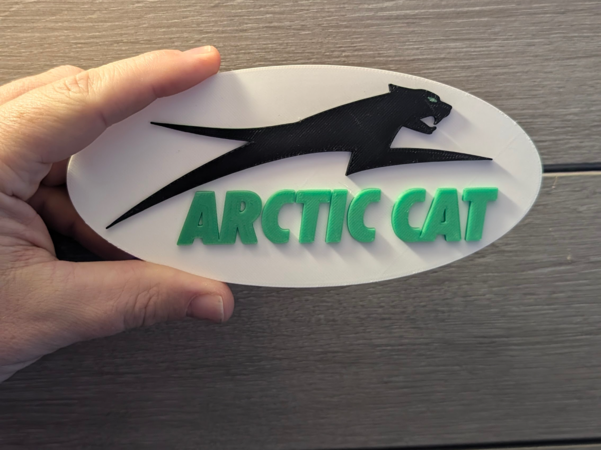 Arctic Cat Powersports 标志牌 两种尺寸 - 免费 3D 打印模型 - MakerWorld