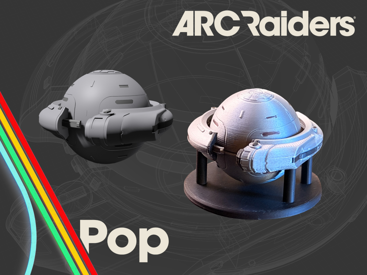 ARC Raiders Pop - 真的会滚动！ - 免费 3D 打印模型 - MakerWorld