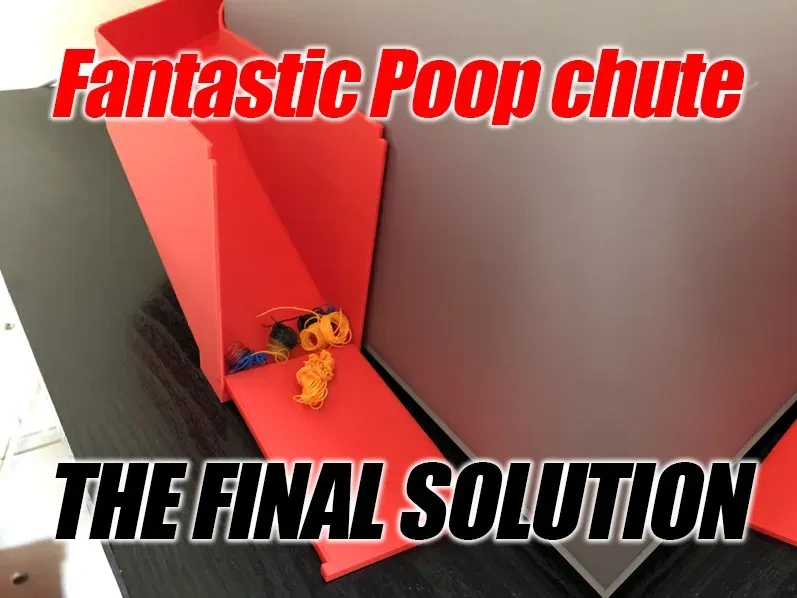 Bambu Lab X1C poop chute with door - 免费 3D 打印模型 - MakerWorld