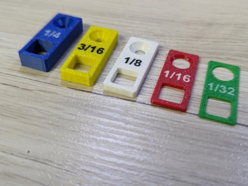 Shims ¹⁄₄, ³⁄₁₆, ¹⁄₈, ¹⁄₁₆, ¹⁄₃₂ 来自 Marc Elbichon - MakerWorld