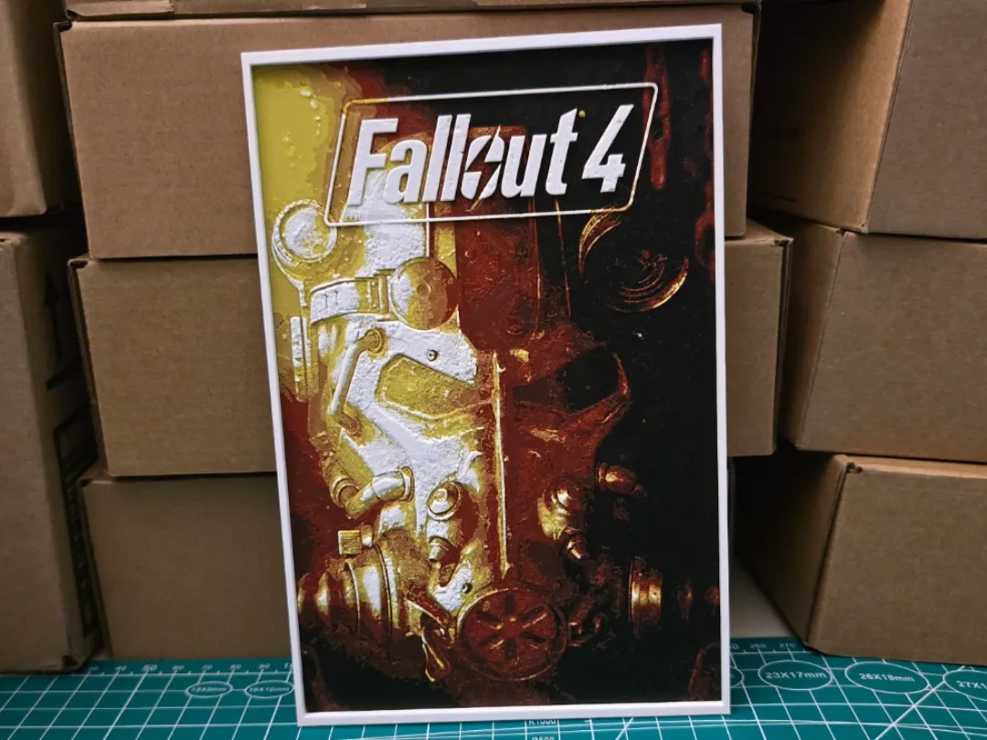 Fallout 4 Poster - Hueforge Art 来自 Lumpy3D - MakerWorld