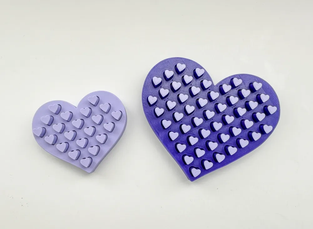 爱心‘Pin Art’灵感解压玩具（两种尺寸） - 免费 3D 打印模型 - MakerWorld