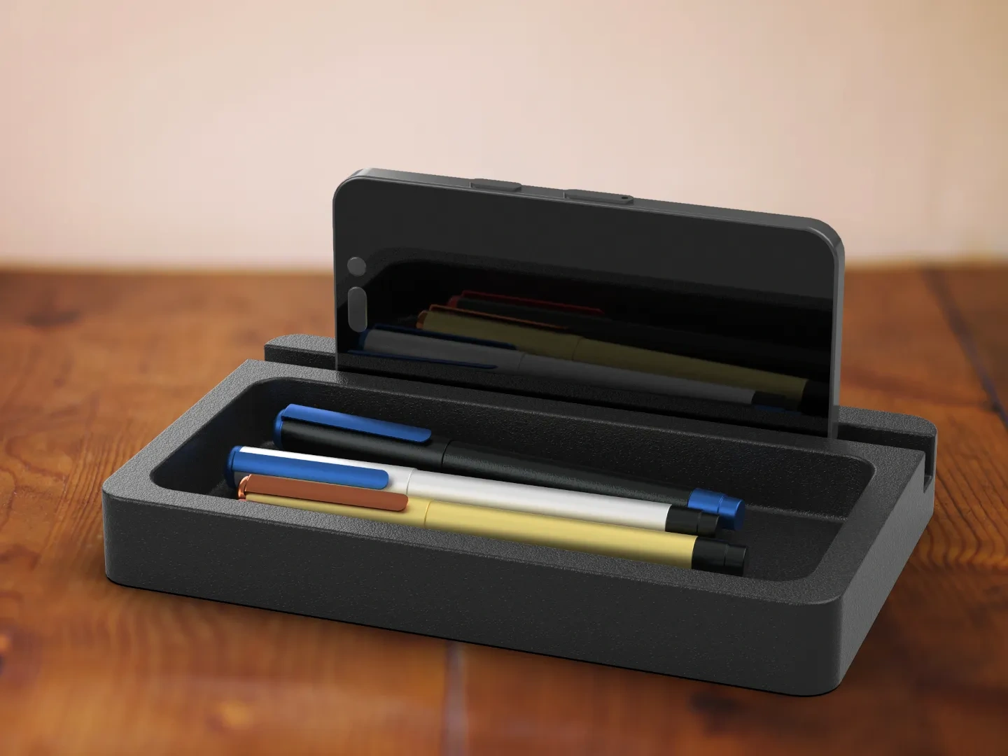 Modern Catch Tray with Phone / Tablet Stand 来自 Tycho Design - MakerWorld