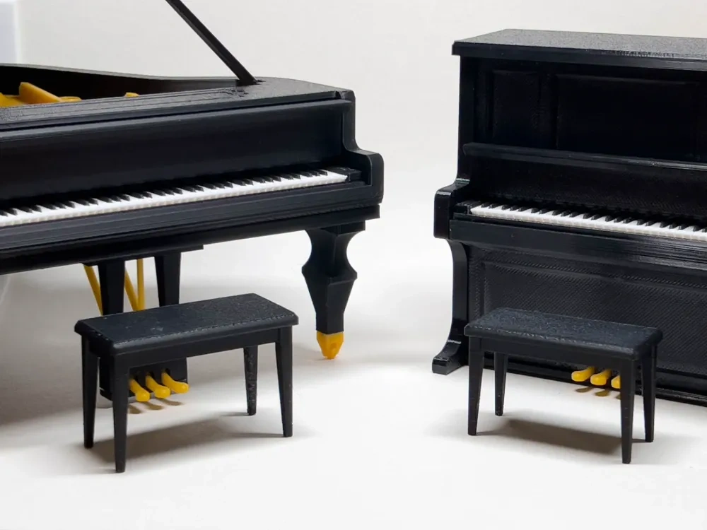 钢琴琴凳，尺寸适配K014, K015套件钢琴八音盒 来自 EYESTUDIO MakerWorld：免费下载 3D 模型