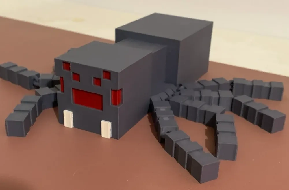 Articulated Minecraft Spider 来自 LtCrunch - MakerWorld