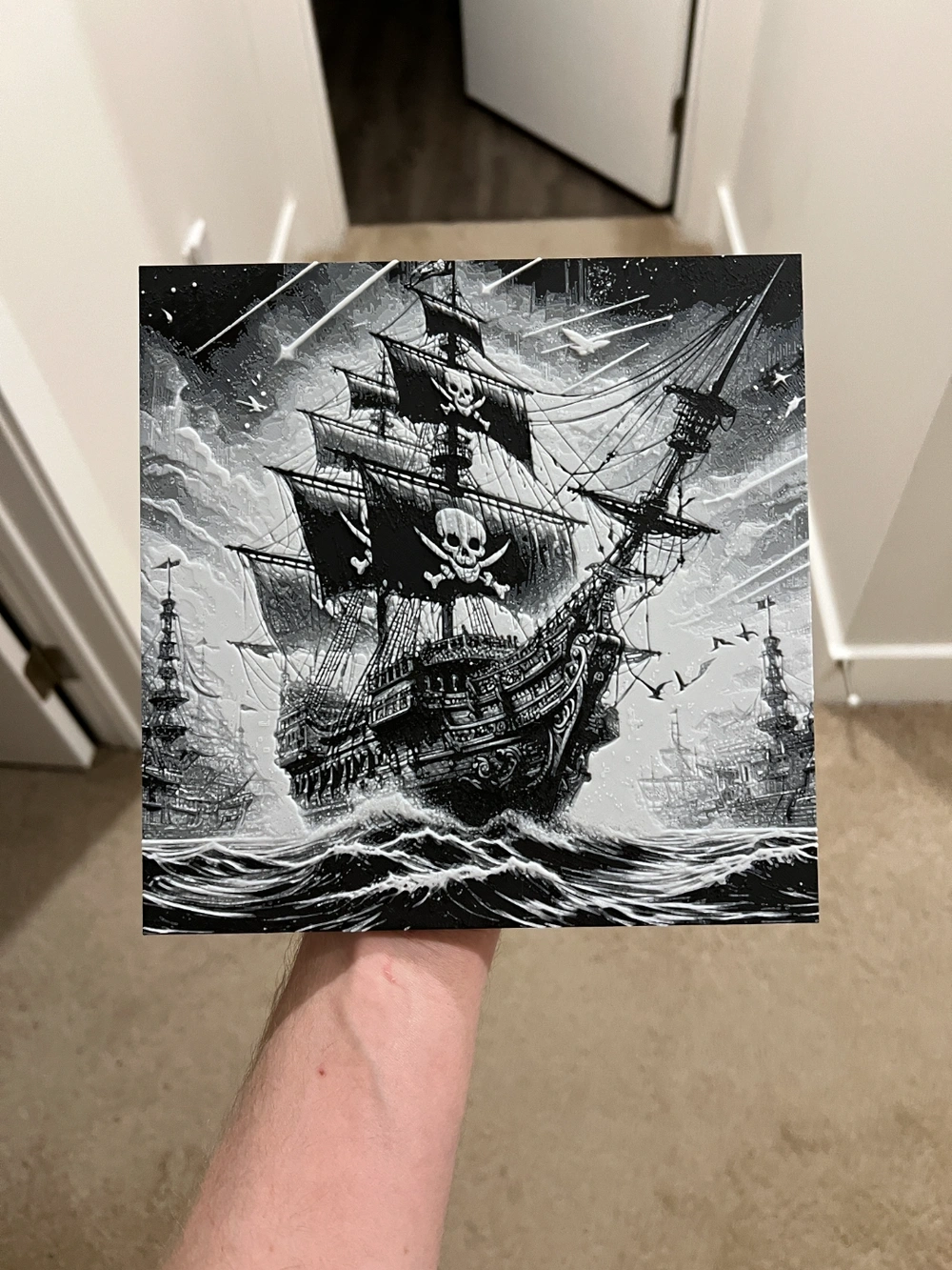 Pirate Ship Art Hueforge 来自 RP47 Designs - MakerWorld