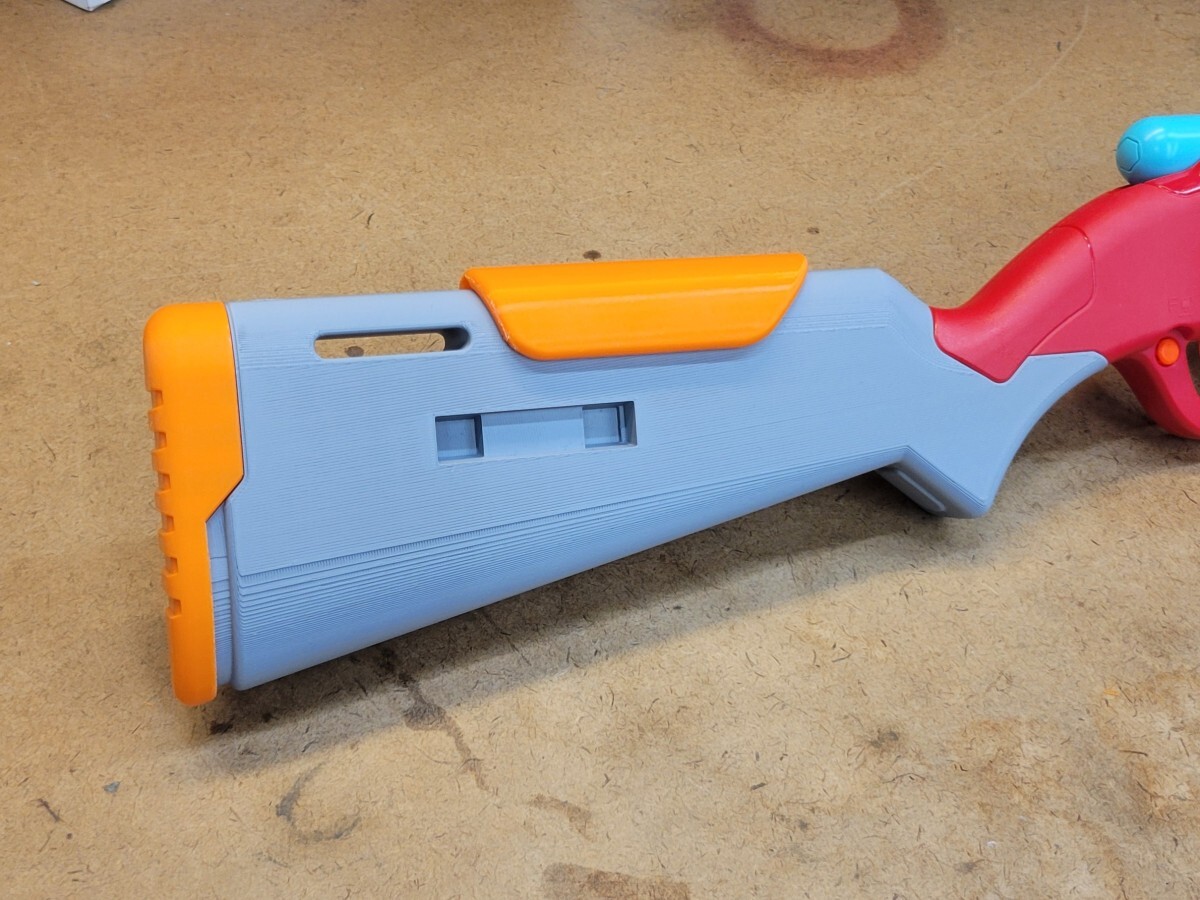 X-Shot Excel Ejector 加长枪托 - 免费 3D 打印模型 - MakerWorld
