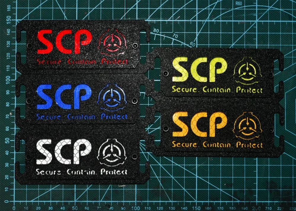 SCP_molle 士气章 来自 ShadyPear - MakerWorld