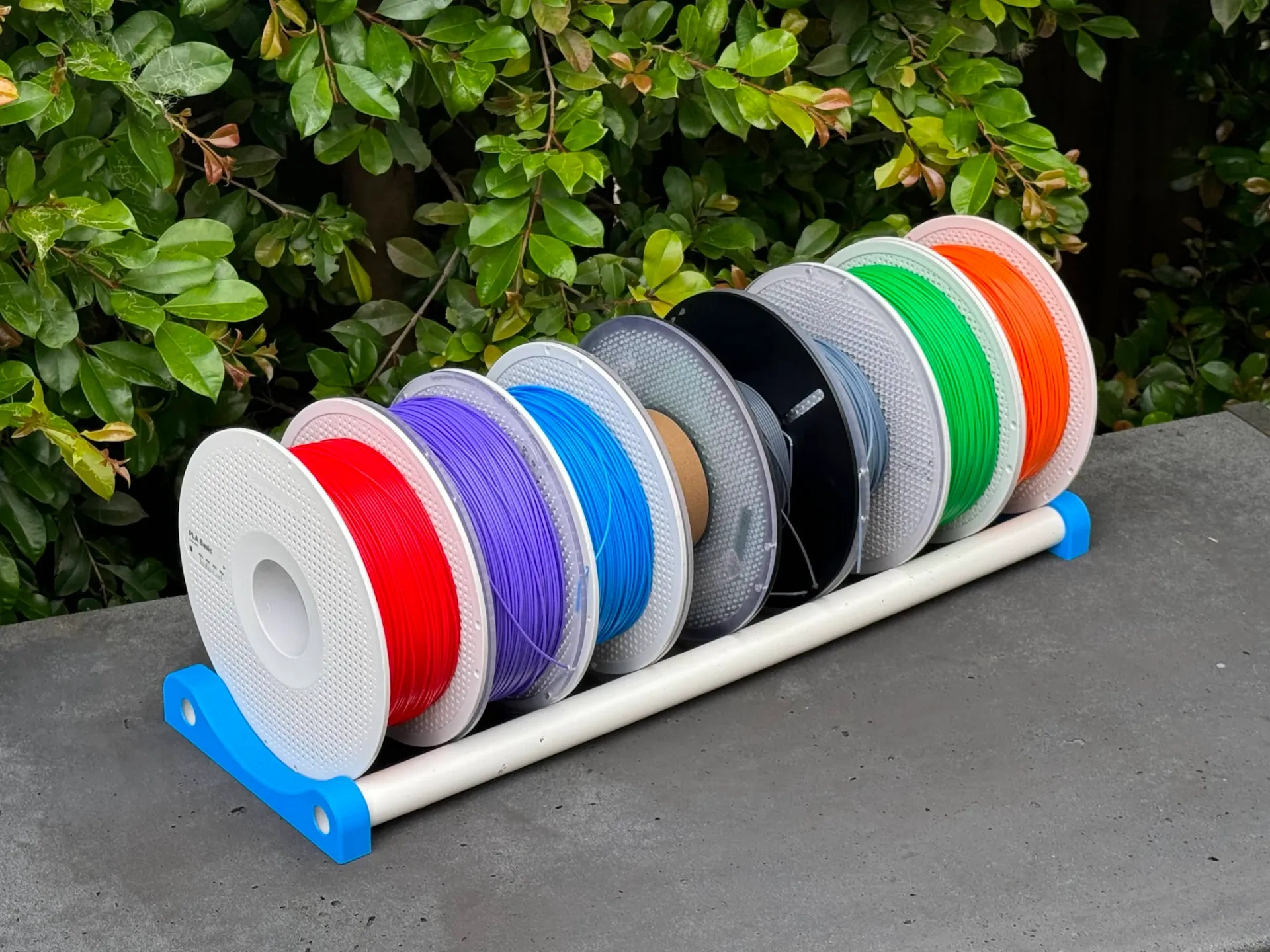 PVC Spool Holder For Narrow Shelves - Pipe Conduit 来自 SillySnax ...