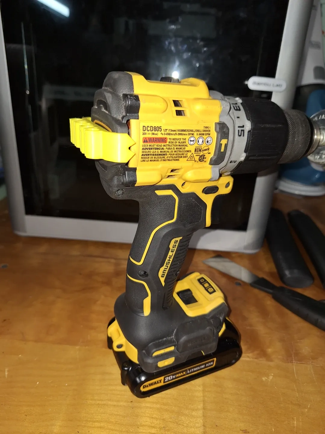 Dewalt电钻（DCD805）的钻头附件 二次创作 - 来自 brokesc - MakerWorld