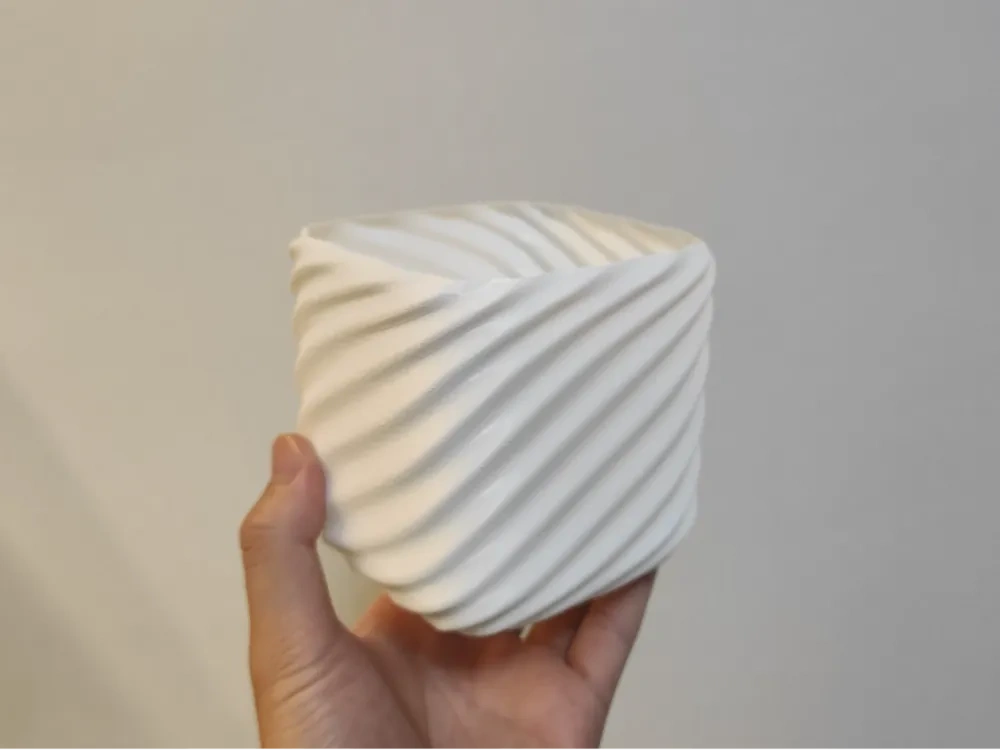 螺旋波浪方盆 来自 bageda - MakerWorld