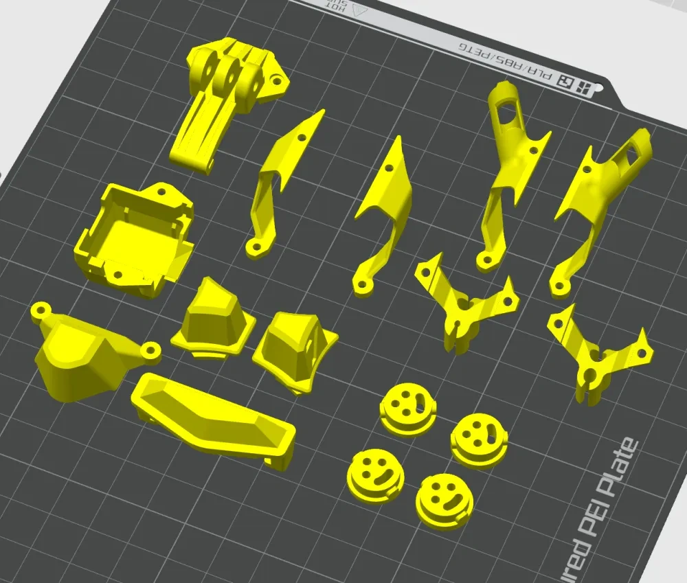 全套BEE25原厂官方打印件speedybee 来自 XQ MakerWorld：免费下载 3D 模型