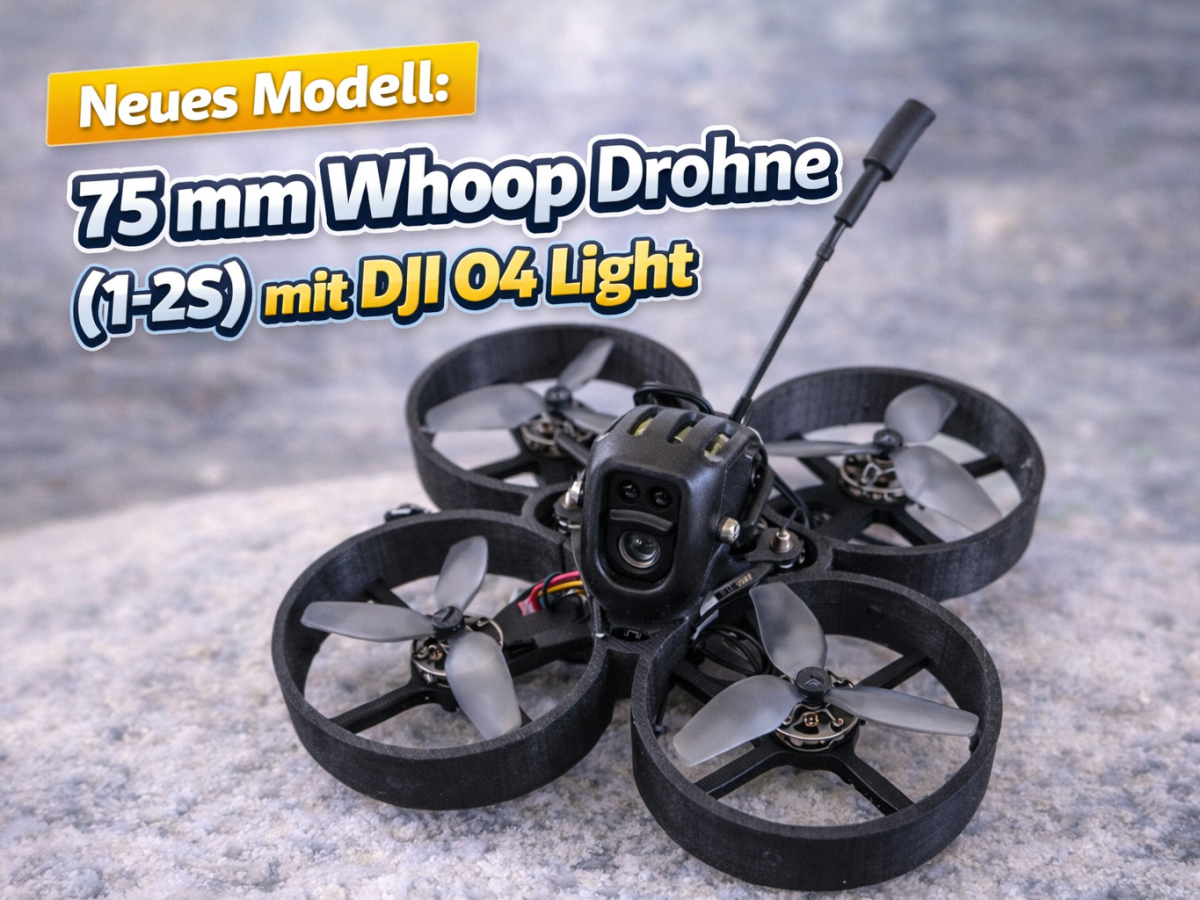 75毫米Whoop无人机 (1–2S) 带DJI O4 Light - 免费 3D 打印模型 - MakerWorld