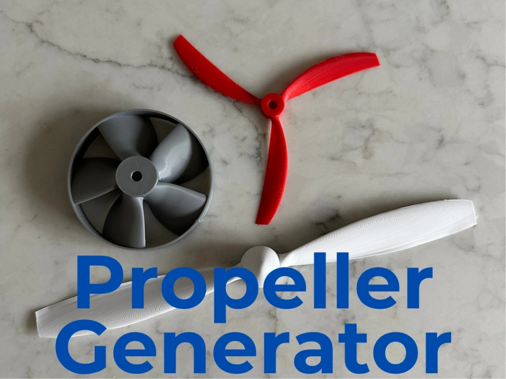 Customisable Propeller Generator 来自 user_3514236347 - MakerWorld