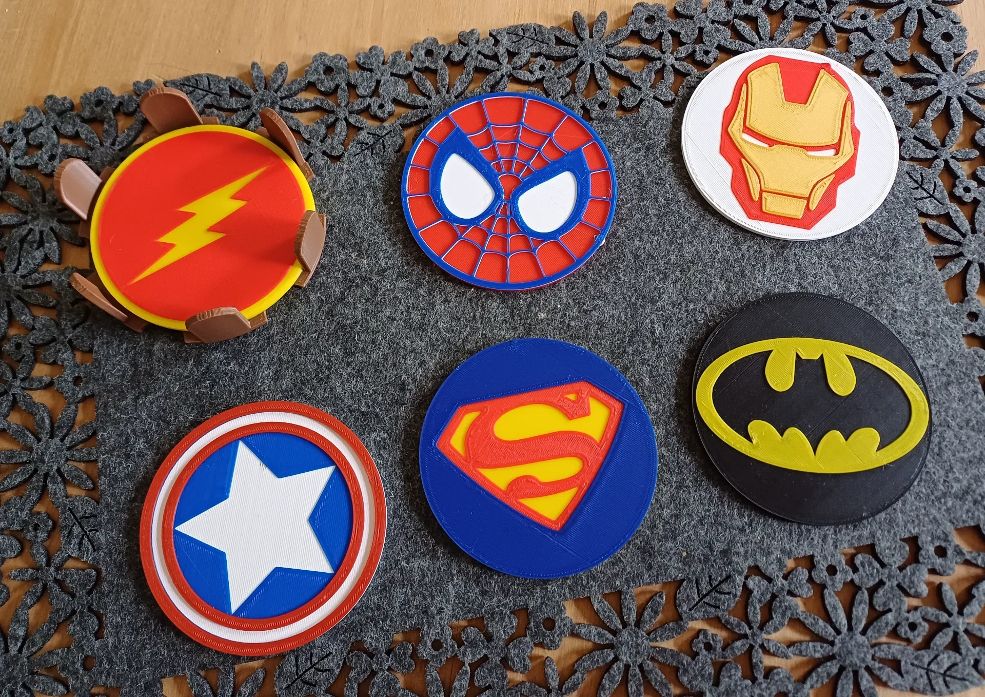 Hero coasters 来自 Printed_3D - MakerWorld
