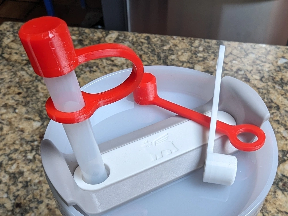 TPU Straw Cap for Stanley or other tumblers 来自 MinerJ - MakerWorld