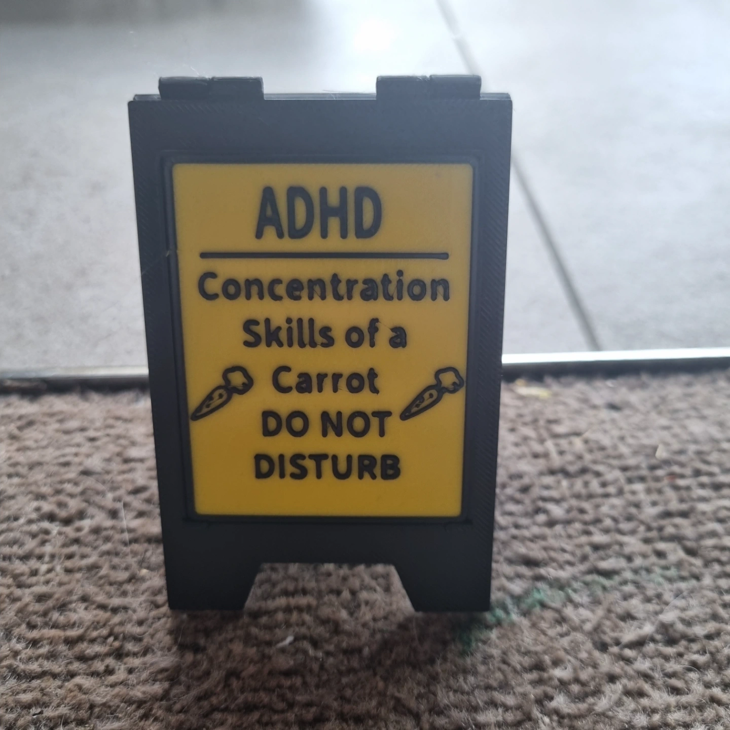 Attention Sign - ADHD 来自 jacqui.park2019 - MakerWorld