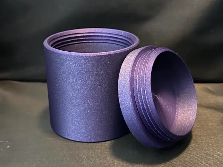 Large Threaded Cannister V2 - 94mm X 102mm 来自 BATTCAVE - MakerWorld