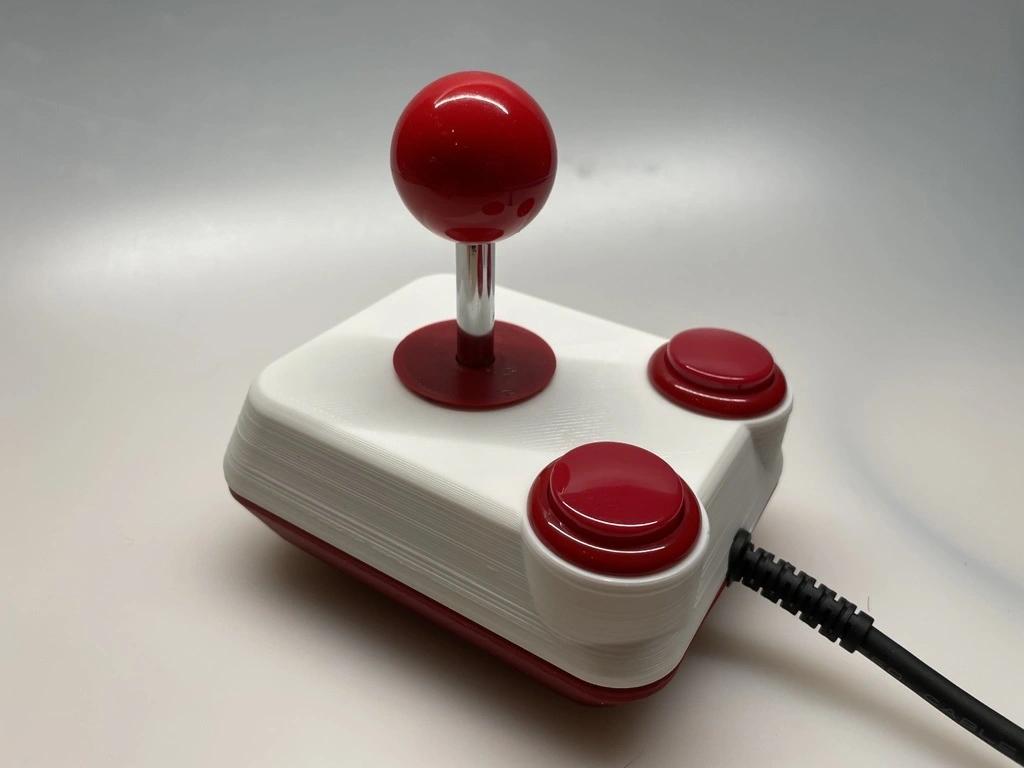 带减震套的Competition Pro C64游戏摇杆 二次创作 - 来自 CYUL MakerMakerWorld：免费下载 3D 模型