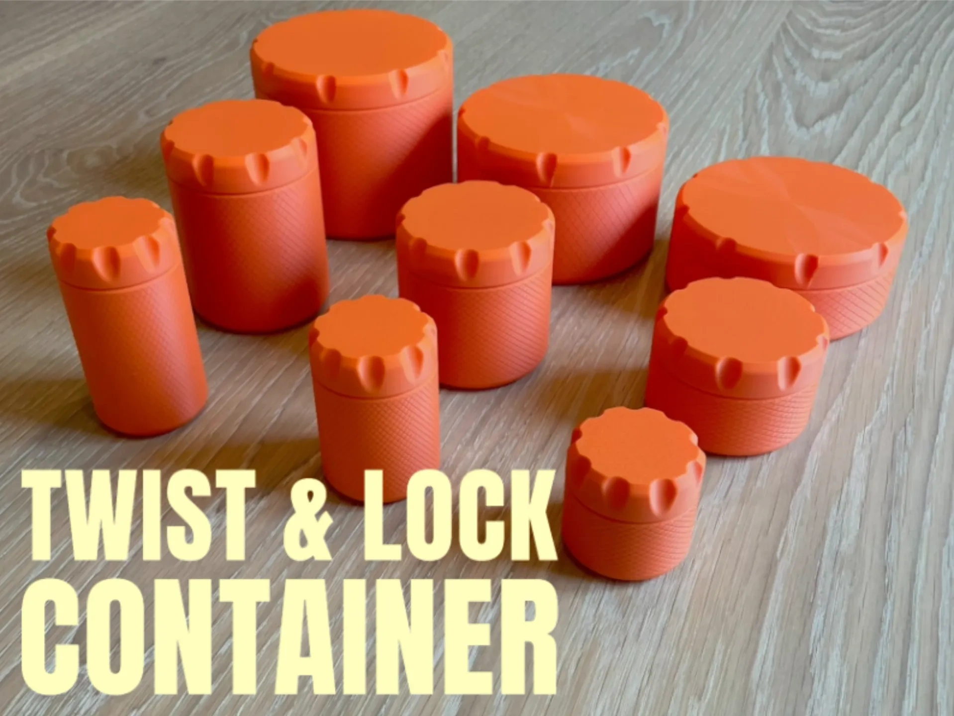 Twist lock container | Multiple dimensions 来自 Rikskeff - MakerWorld
