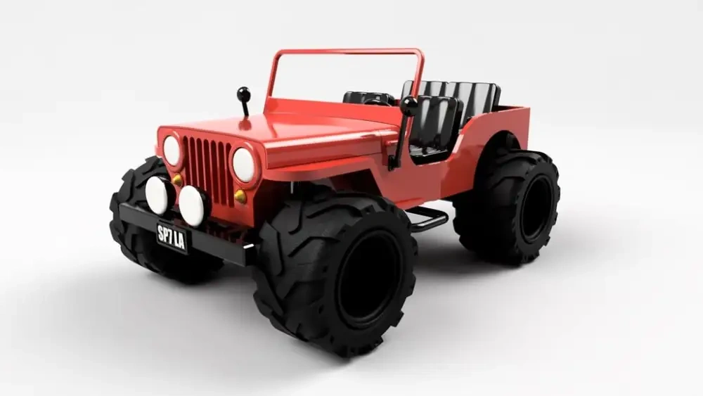 WILLYS 吉普车 - 模型套件 来自 soarpix MakerWorld：免费下载 3D 模型