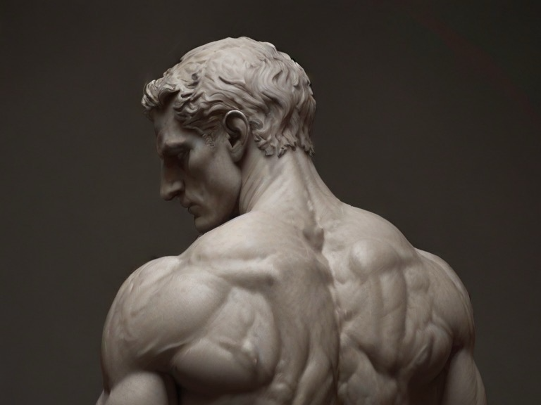 肌肉力量感雅典风格男士浮雕 来自 Ajax Keegan MakerWorld：免费下载 3D 模型