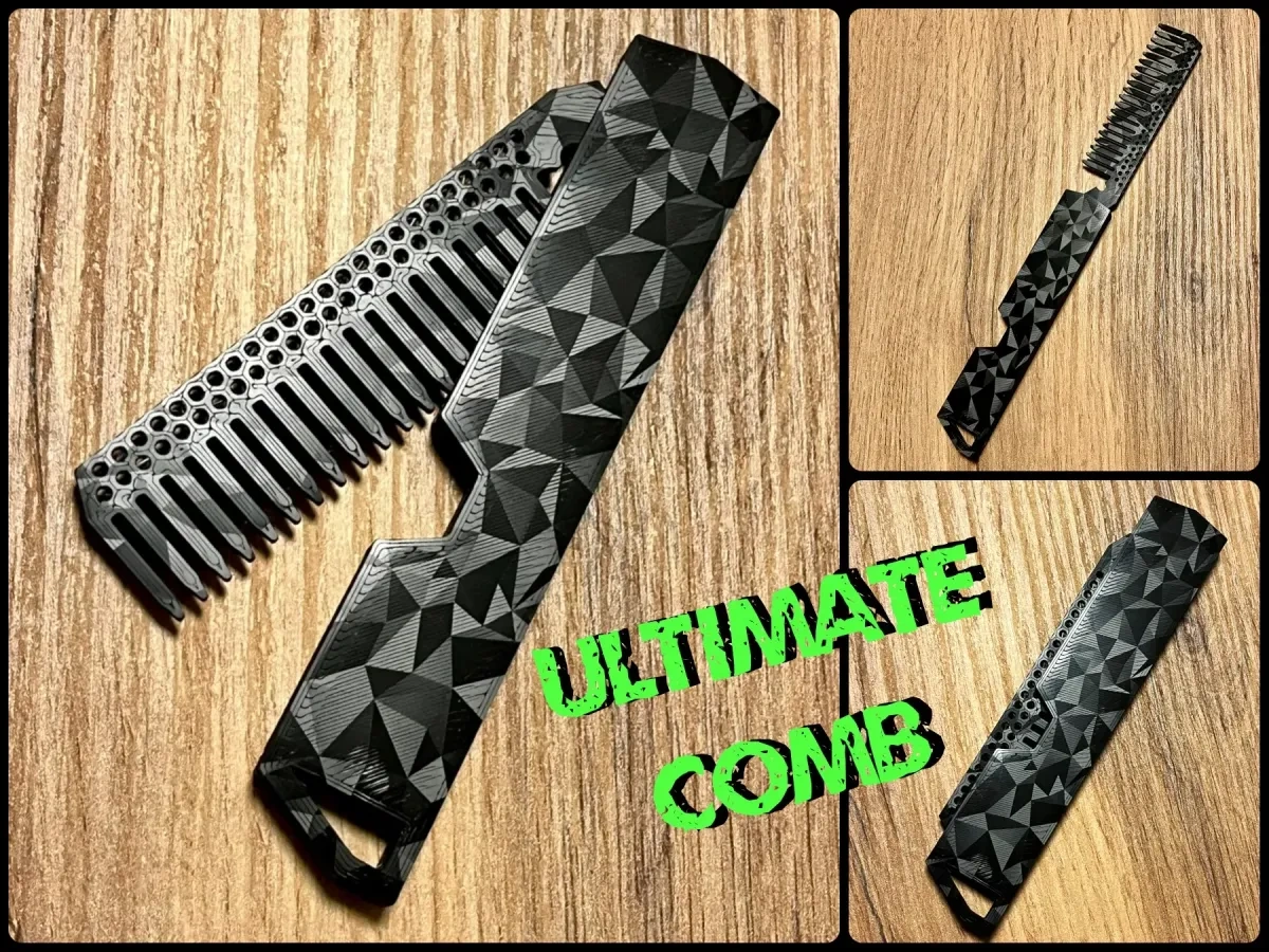 ULTIMATE SWITCHBLADE COMB - SAFE LOCK - TRAVEL EDC - 免费 3D 打印模型 ...