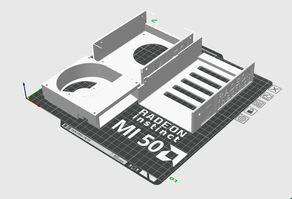 AMD RADEON instinct MI50 来自 晓羊苏曦 MakerWorld：免费下载 3D 模型