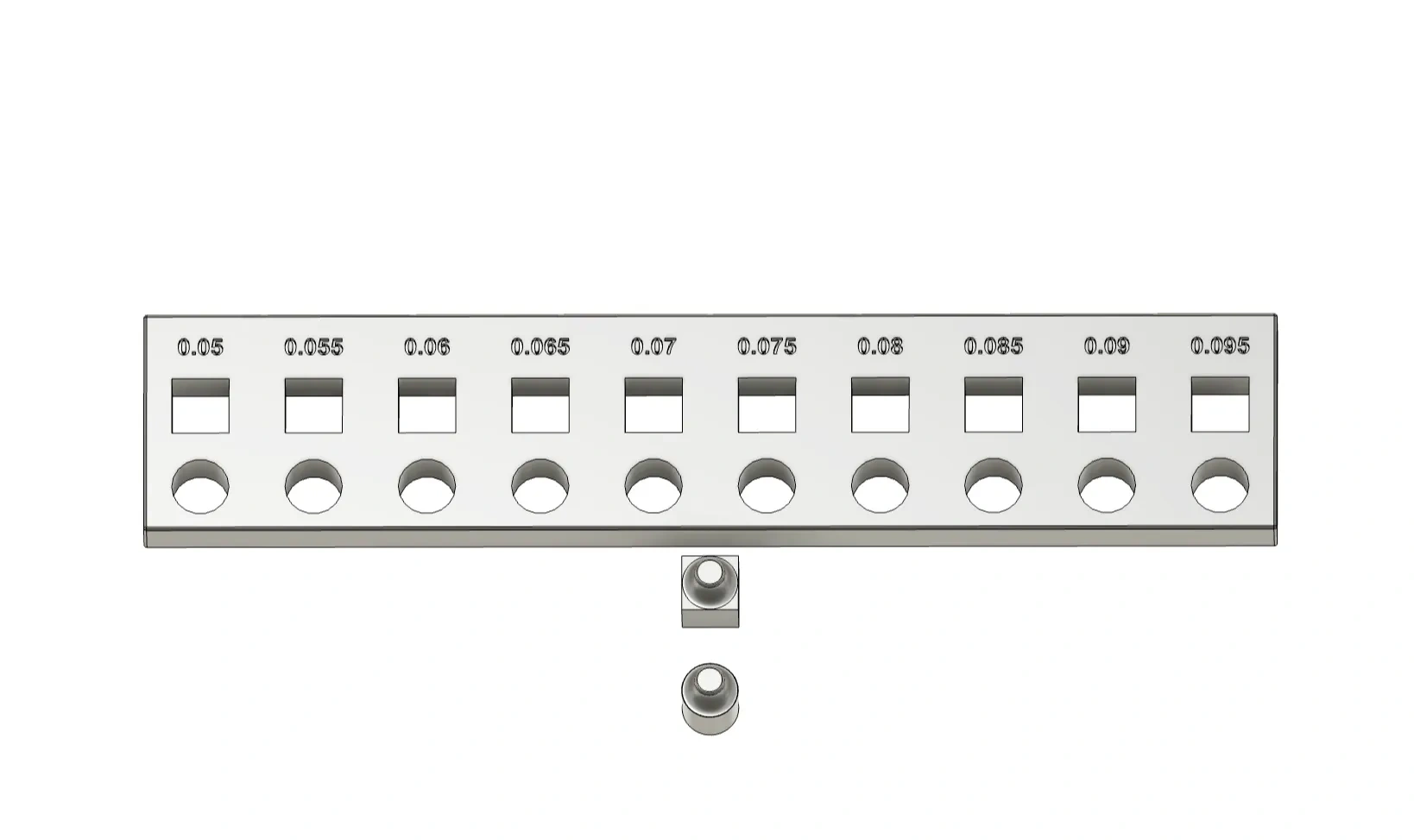 Calibrate - Offset test tolerance - 0,05 - 0,095mm 来自 hauerdea - MakerWorld