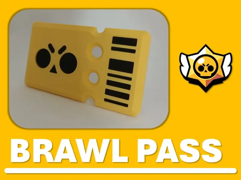 Brawl stars | brawl pass plus 来自 Mike.stl - MakerWorld