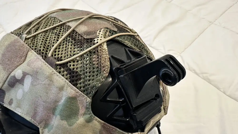 头盔护罩GoPro支架 (兼容Team Wendy) - 免费 3D 打印模型 - MakerWorld
