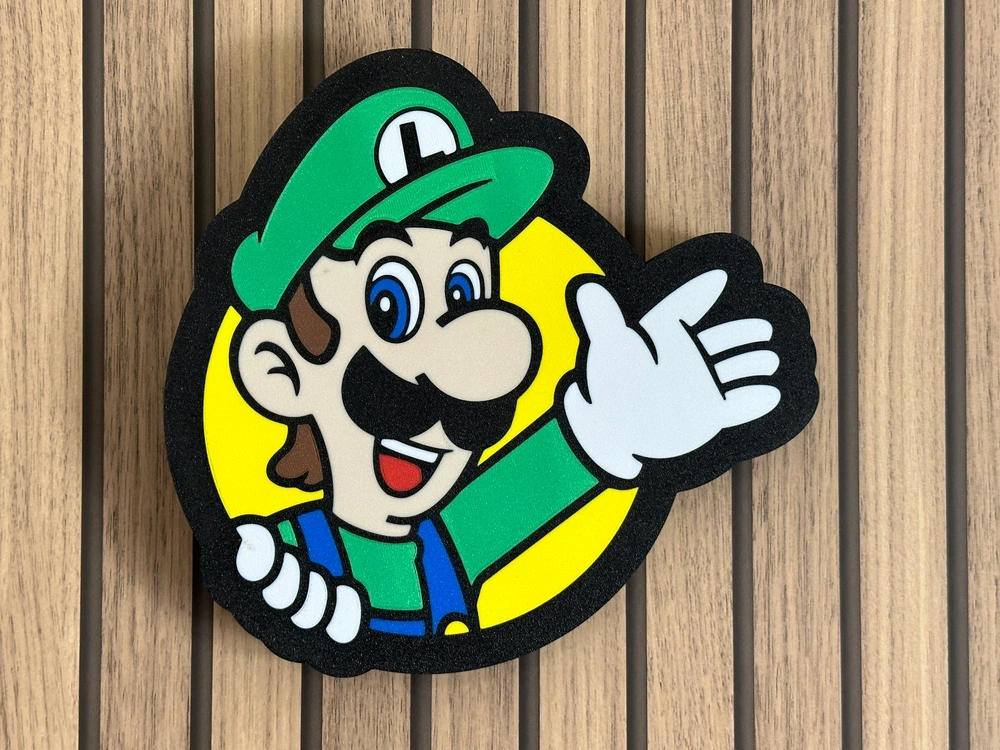 LUIGI Super Mario Bros LED LAMP 来自 Pip3D. - MakerWorld