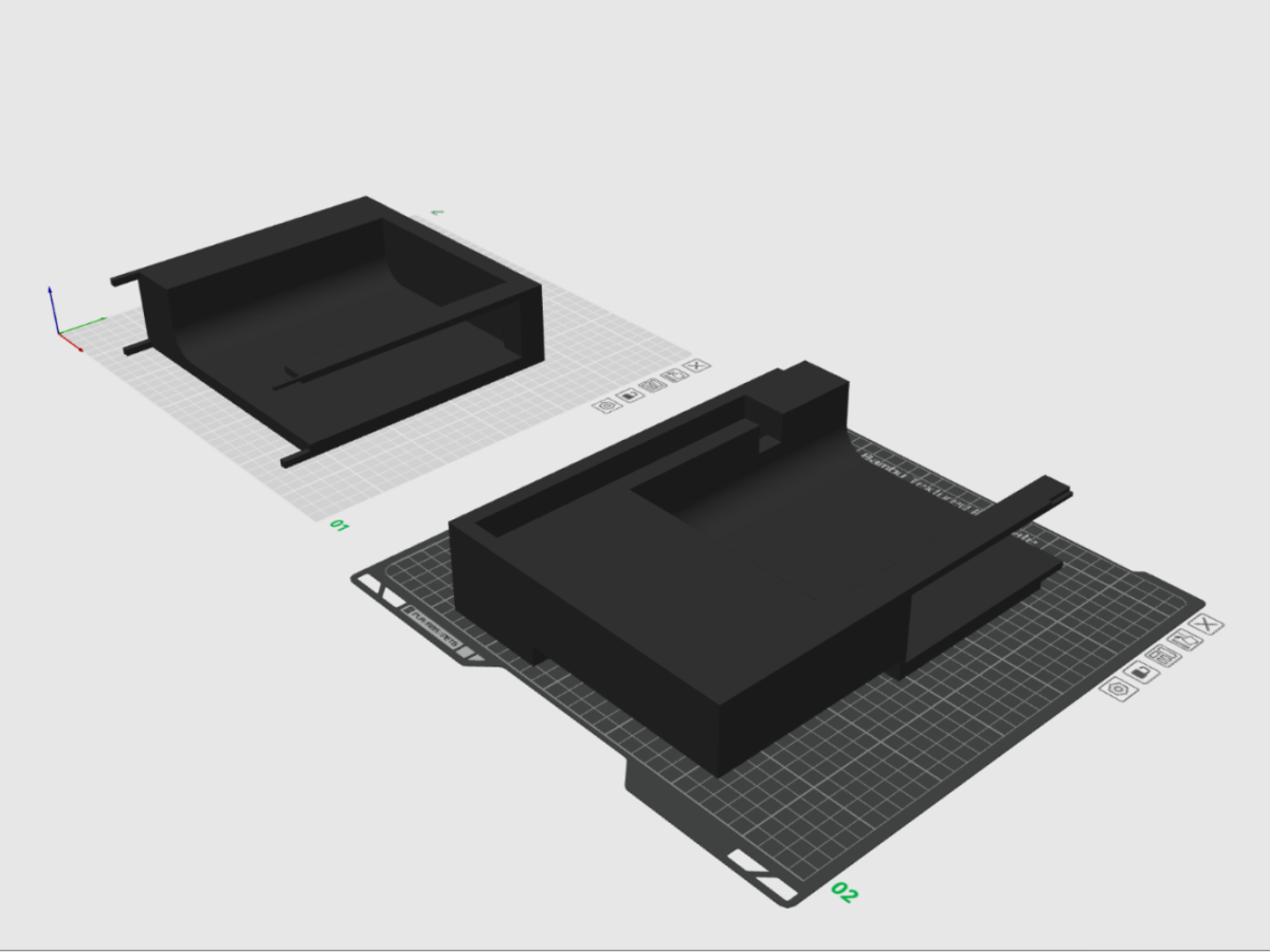 基于长城马里亚纳机箱制作的可以放置华硕光驱的机箱置物罩 - 免费 3D 打印模型 - MakerWorld