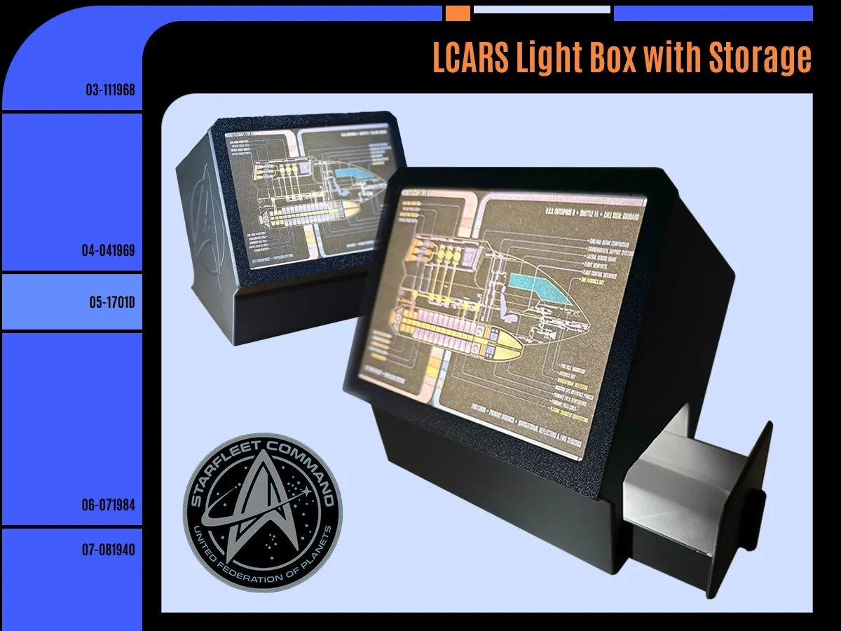 LCARS Light Box with Storage Drawer 来自 Travis - MakerWorld