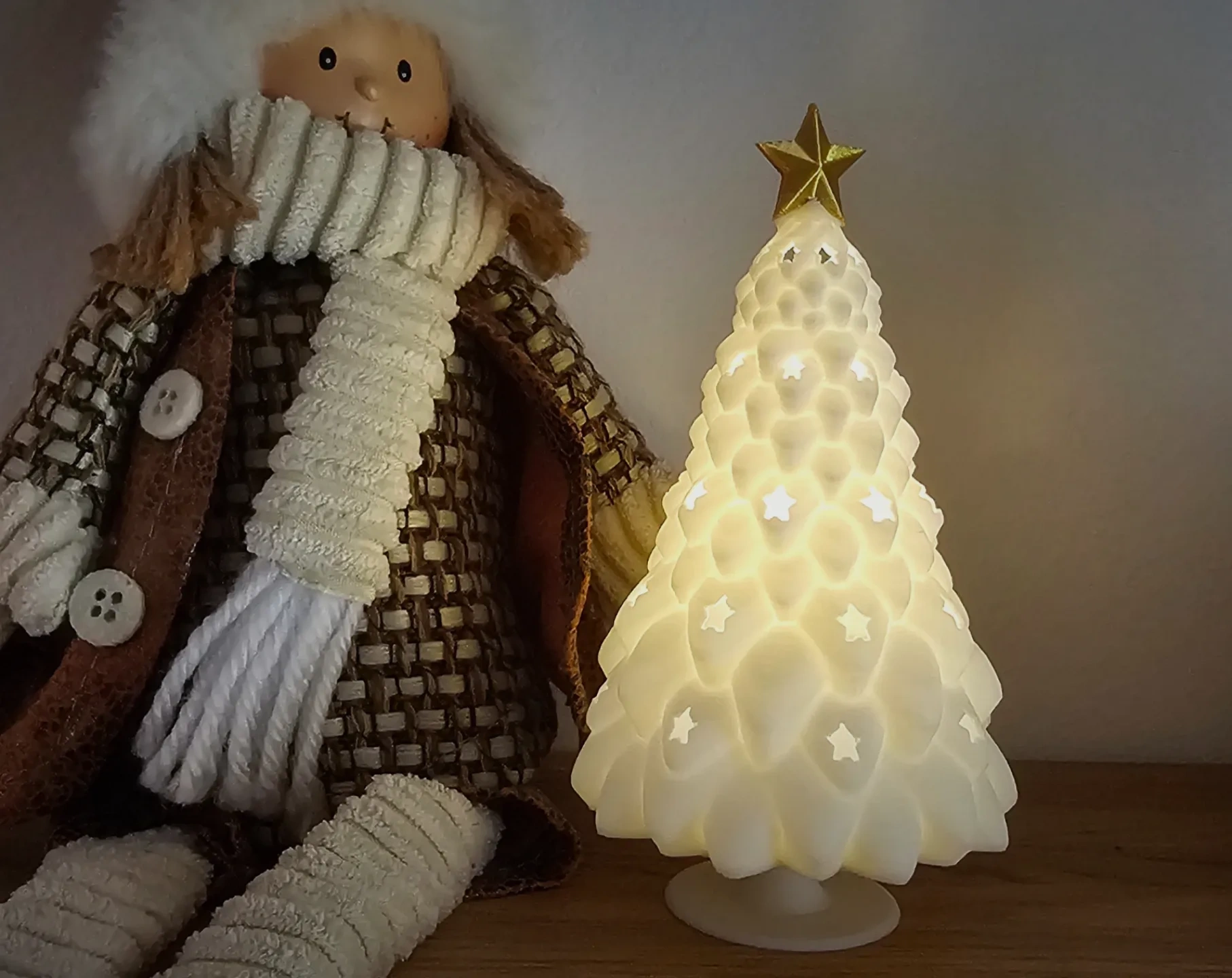 圣诞树小蜡烛灯 来自 dom_reloaded - MakerWorld