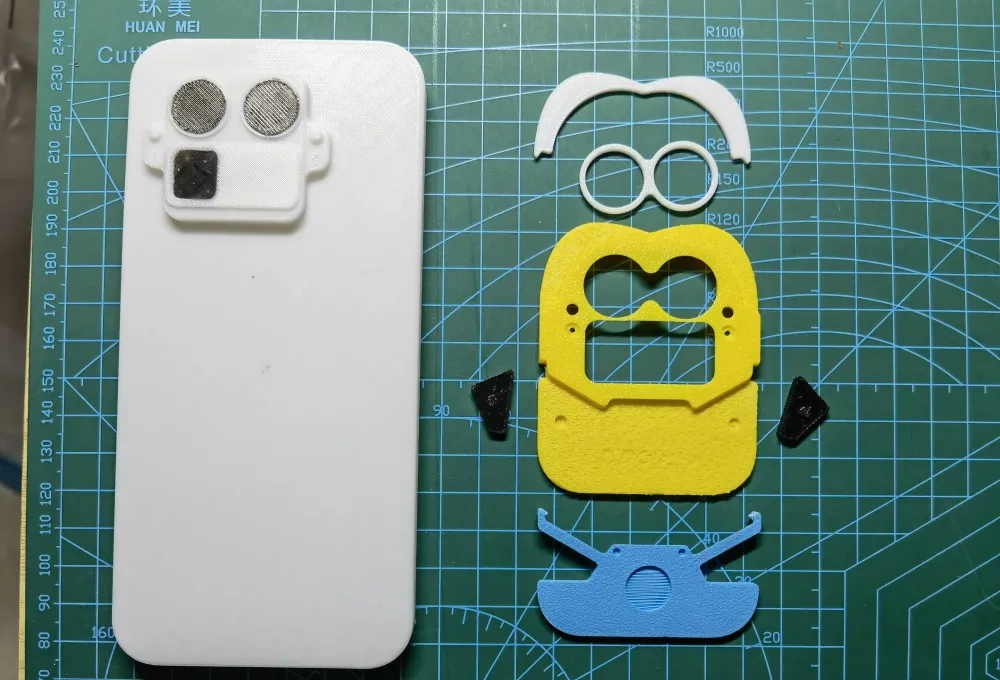 真我GT8 Pro Deco 之鸽鸽与小黄人 来自 user_857178293 MakerWorld：免费下载 3D 模型