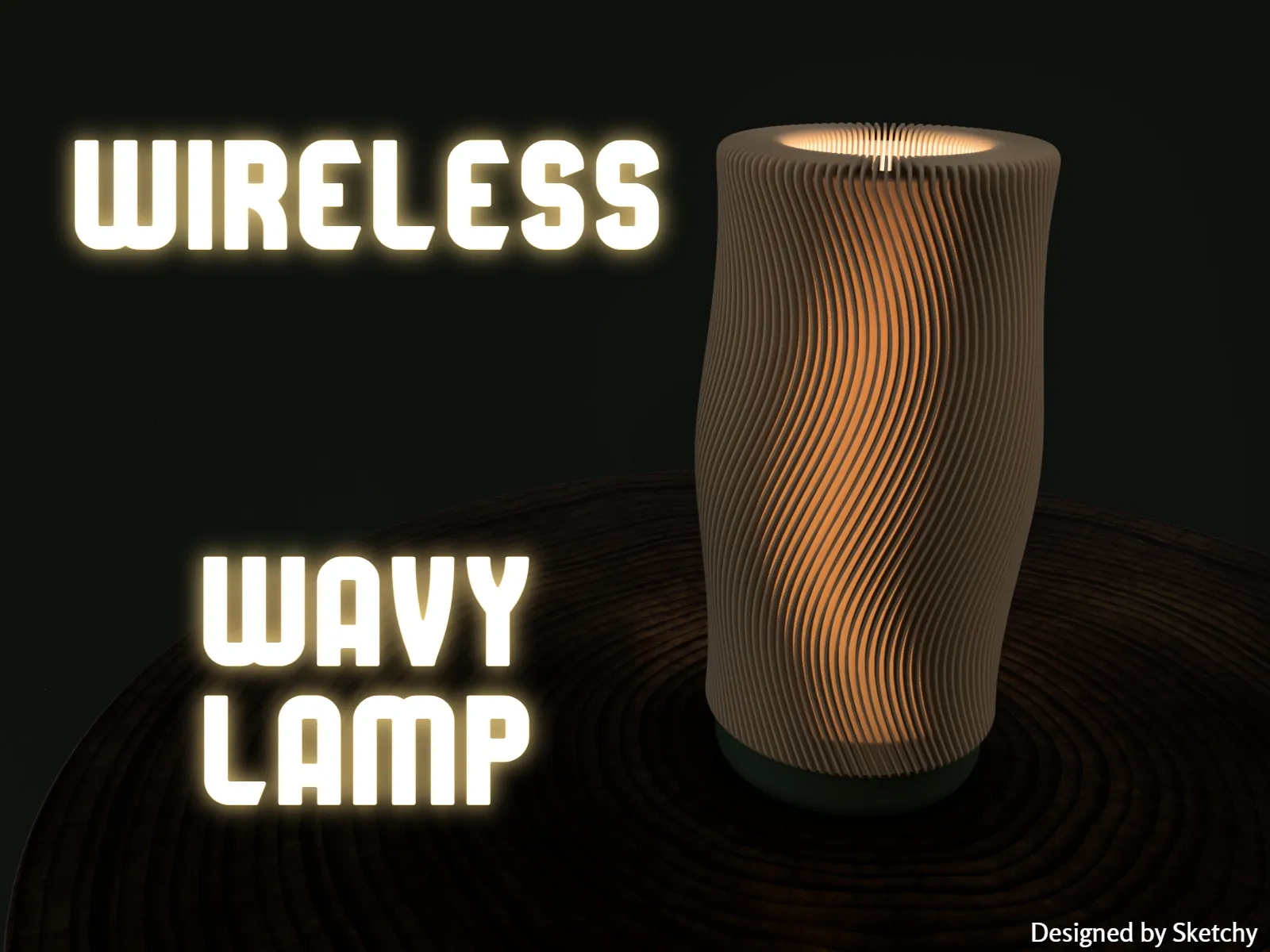 Wireless Wavy Lamp 来自 Sketchy - MakerWorld