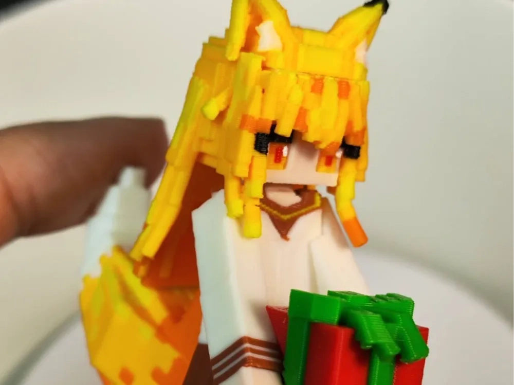 我的世界YSM酒狐JK圣诞版 来自 十七酱 MakerWorld：免费下载 3D 模型