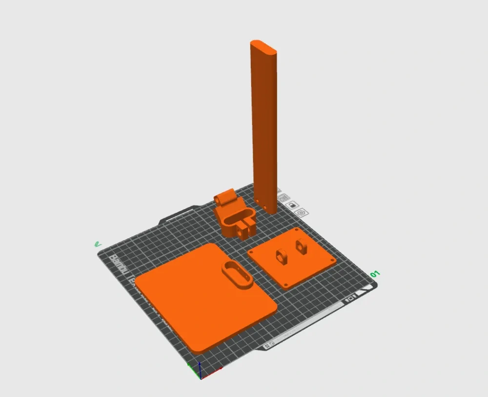 可拆卸便携屏 便携显示器支架 二次创作 来自 Mcice7 Makerworld