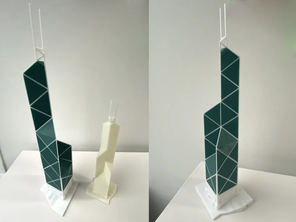 香港中银大厦 Bank of China Tower - 免费 3D 打印模型 - MakerWorld