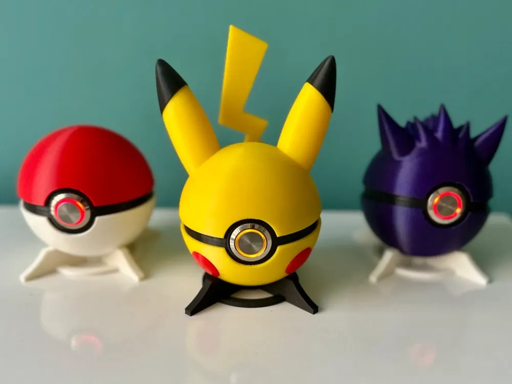 精灵球LED按钮 来自 Torikami - MakerWorld