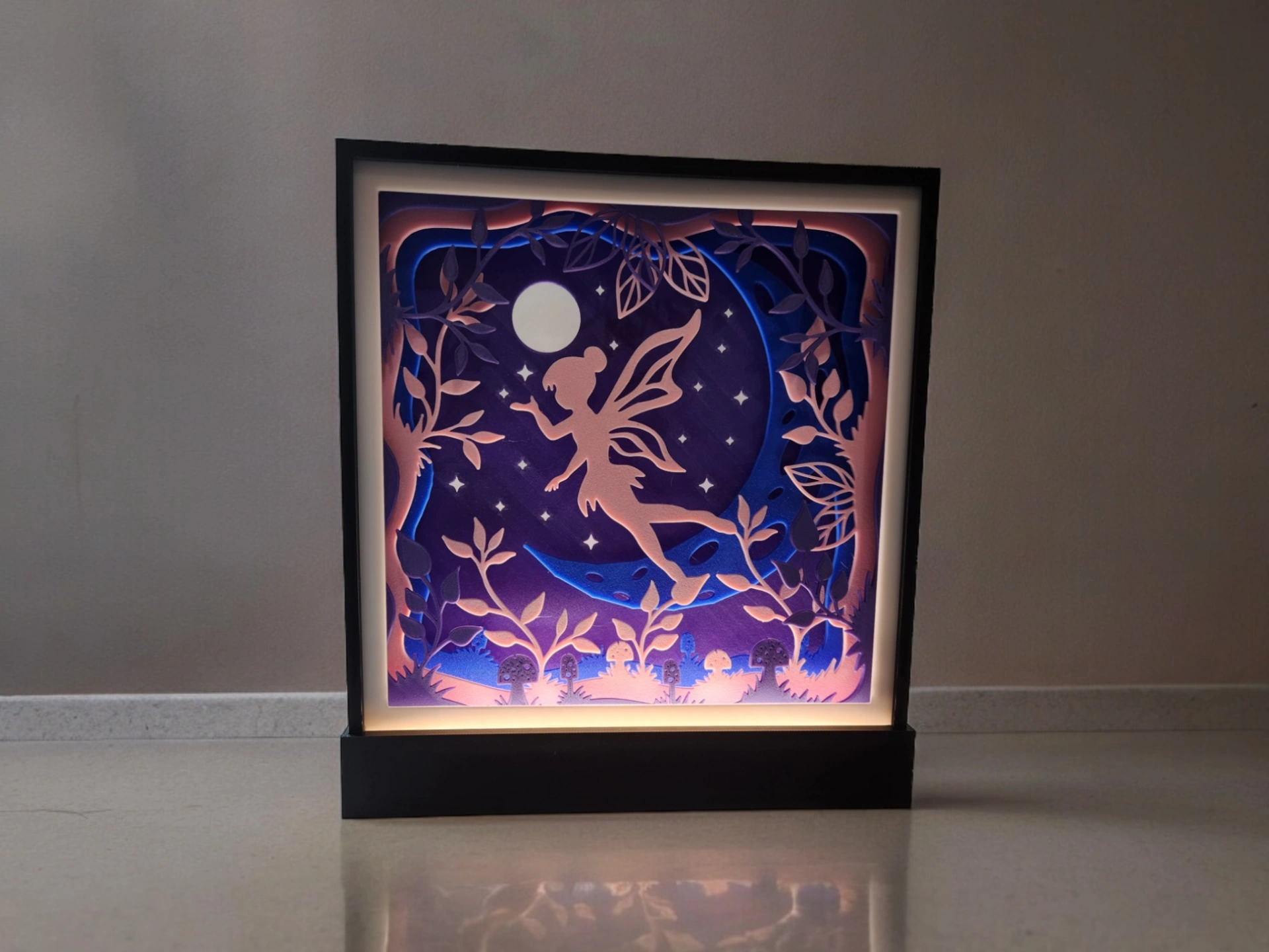 Moonlit Fairy Lighted Shadow Box 来自 Jamboodle - MakerWorld
