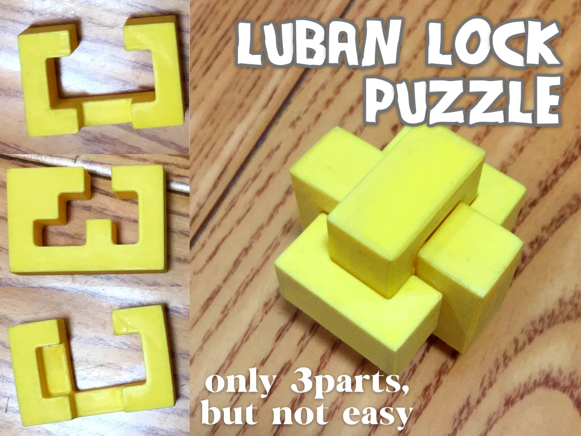 Luban Lock puzzle 来自 C.LONG - MakerWorld