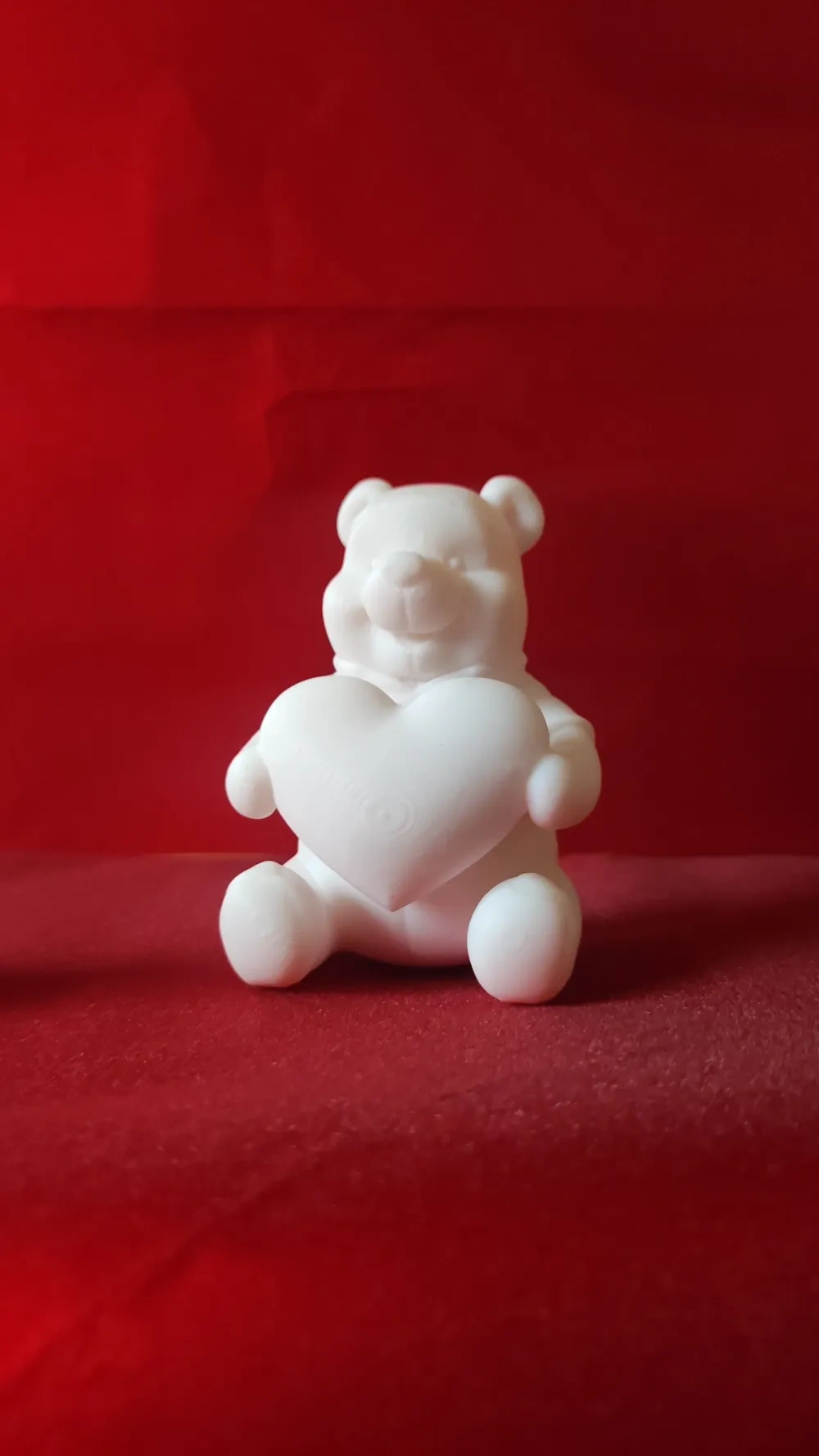 带爱心的可爱小熊 完美情人节 - 免费 3D 打印模型 - MakerWorld